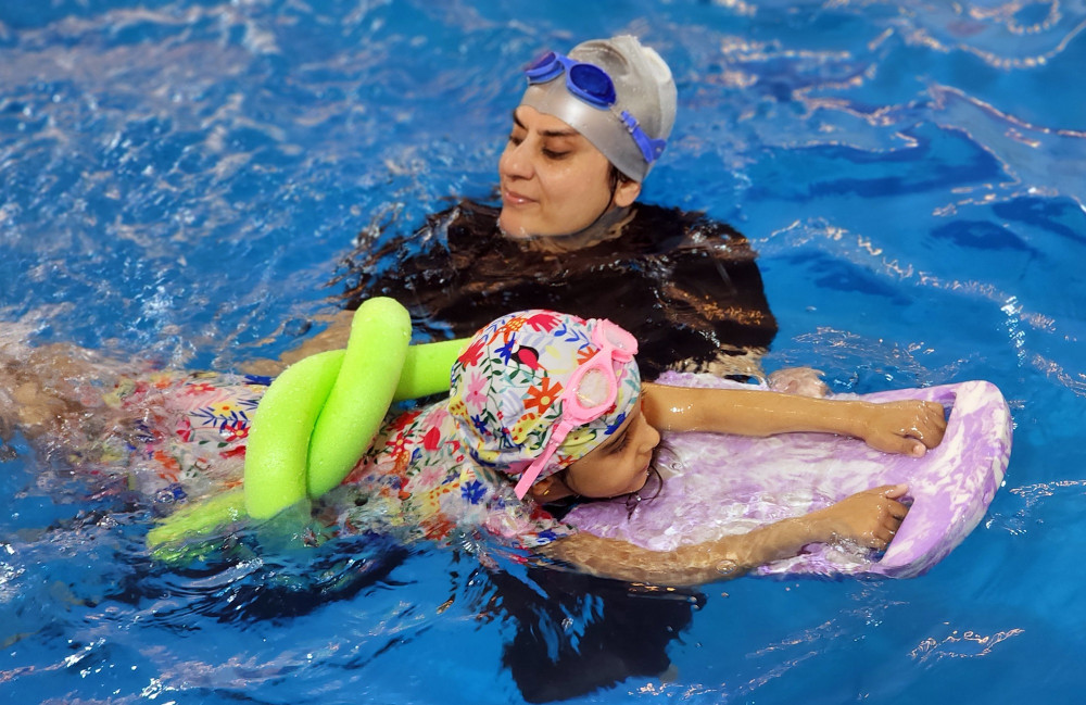 Swimming Steps for Beginners and Small Kids | Fit Box Center Sharjah