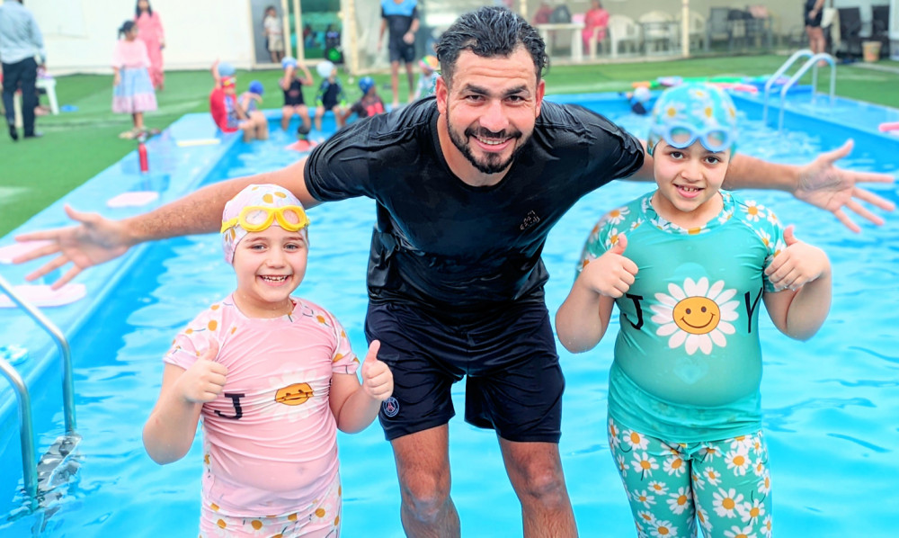 Producing confidence to new coming kids for swimming | Fit Box Center ...